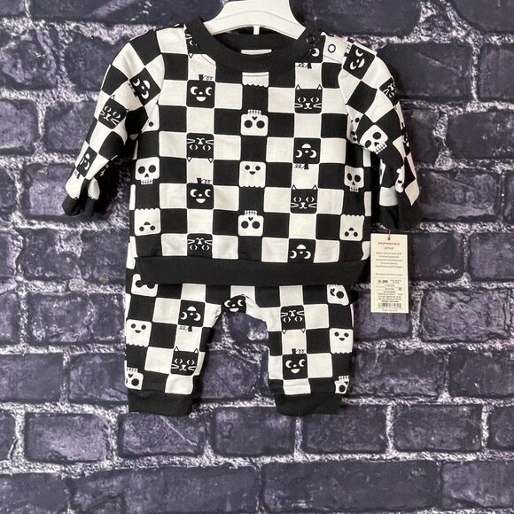 Cat & Jack | Matching Sets | Cat Jack 3 Baby Halloween Checkered ...